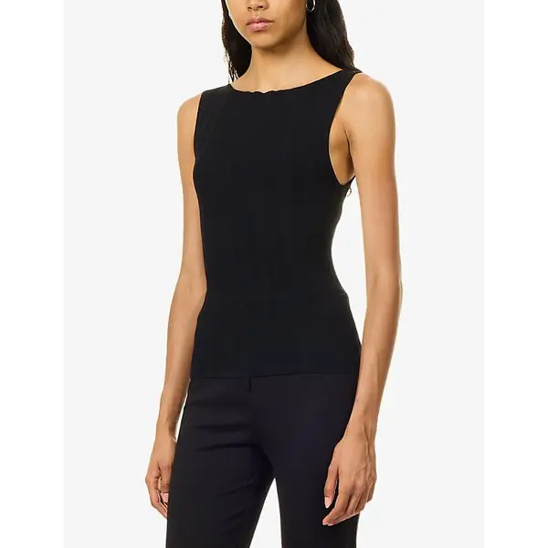 Dissh Dove Ribbed Jersey Tank Top