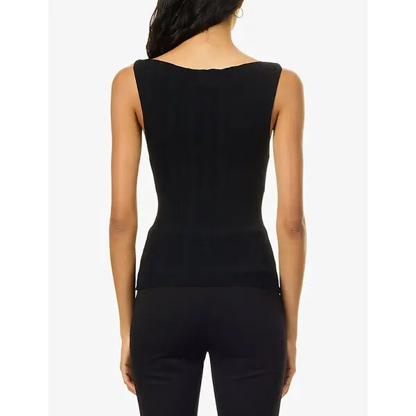 Dissh Dove Ribbed Jersey Tank Top