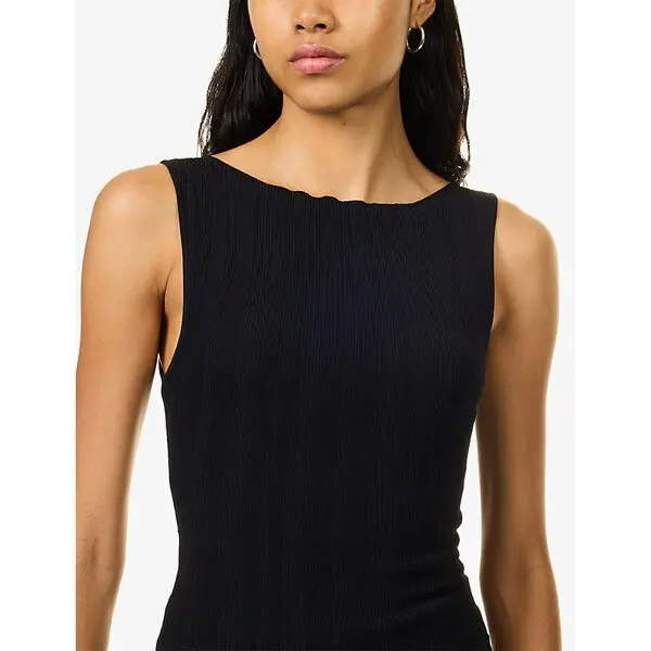 Dissh Dove Ribbed Jersey Tank Top