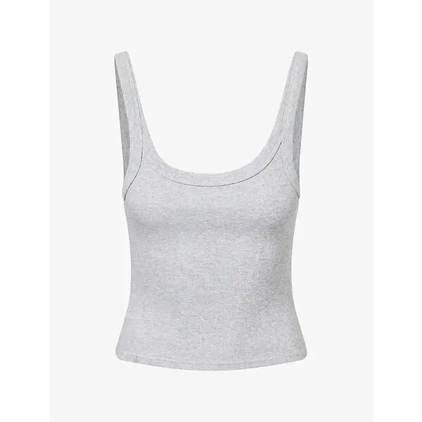 Dissh Phoebe Scoop-neck Cotton-blend Tank Top