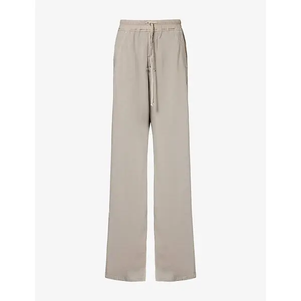 Rick Owens Geth Belas Cotton Jogging Bottoms - Mineral