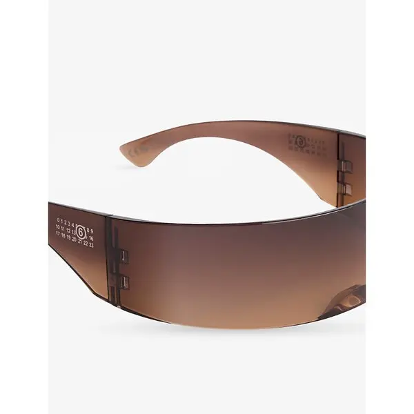 RETROSUPERFUTURE X Mm6 Curved-frame Acetate Sunglasses