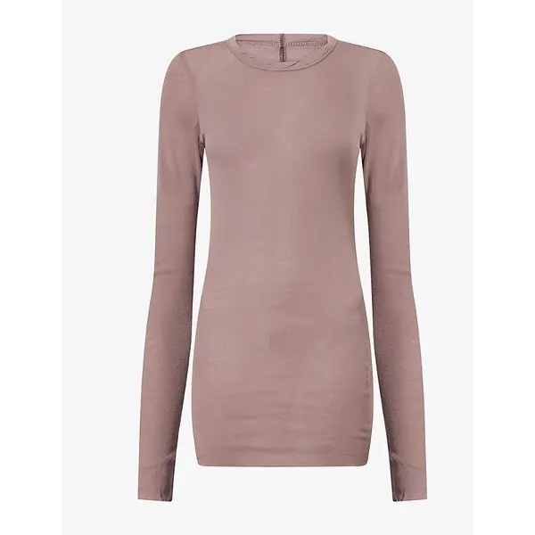 Rick Owens Basic Long-sleeve Cotton T-shirt