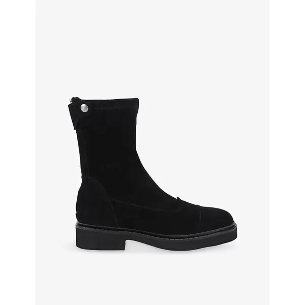 Steve Madden Myer Flat Suede Ankle Boots