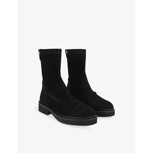 Steve Madden Myer Flat Suede Ankle Boots