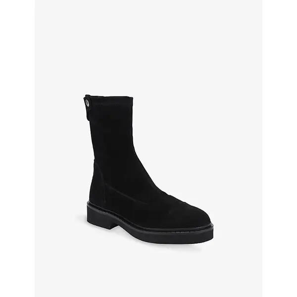 Steve Madden Myer Flat Suede Ankle Boots