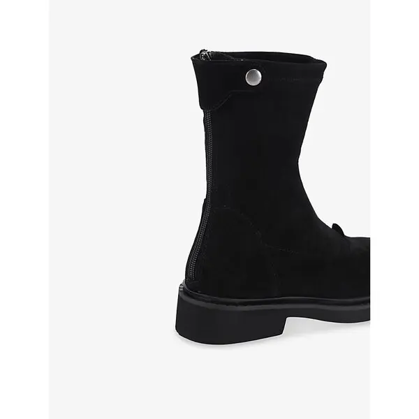 Steve Madden Myer Flat Suede Ankle Boots