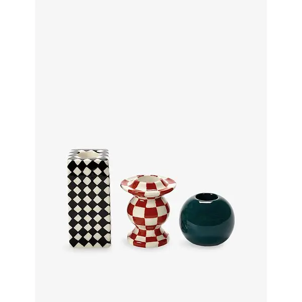 SERAX Les Objets Mouleversants Set Of 3 Candle Holders