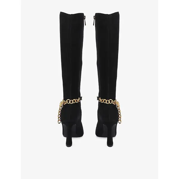 Steve Madden Skorcher Suede Heeled Knee-high Boots