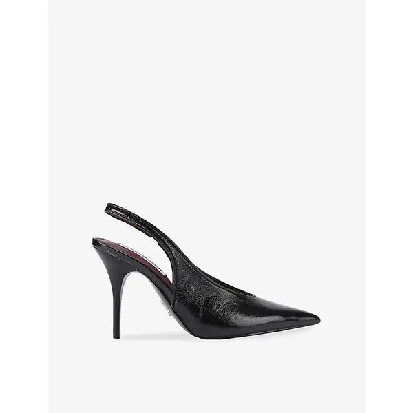 Steve Madden Amdromeda Leather Sling-back Courts