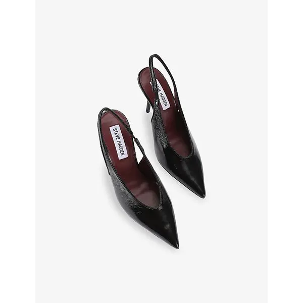 Steve Madden Amdromeda Leather Sling-back Courts