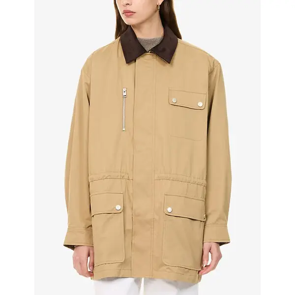 FRAME The Twill Safari Cotton Jacket