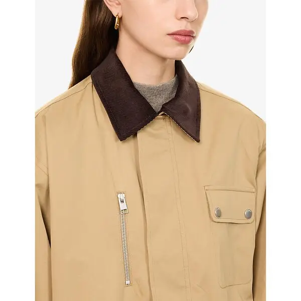 FRAME The Twill Safari Cotton Jacket