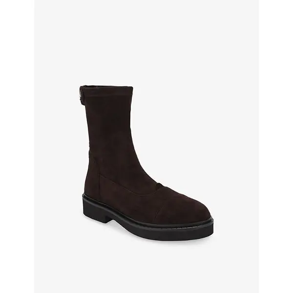 Steve Madden Myer Flat Suede Ankle Boots