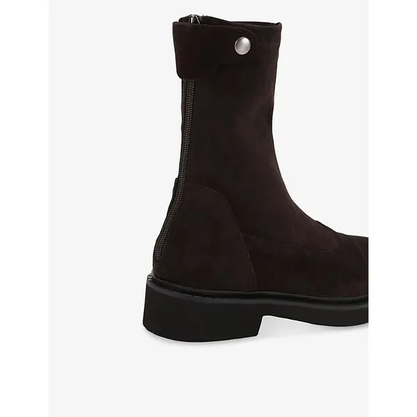 Steve Madden Myer Flat Suede Ankle Boots