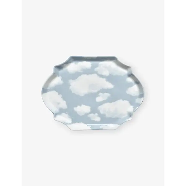 SERAX Rêves De Rêves Porcelain Oval Serving Plate - Blue