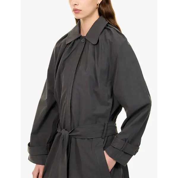 BELLE ANNA Laurel Cotton-blend Trench Coat