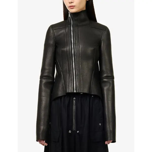 Rick Owens Naska Gary Leather Jacket