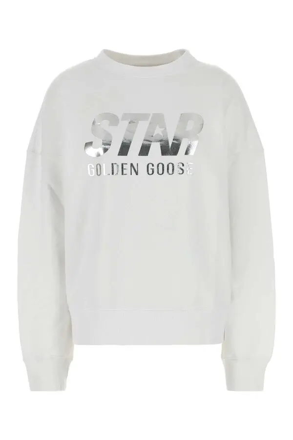 GOLDEN GOOSE Cotton Sweatshirt - White