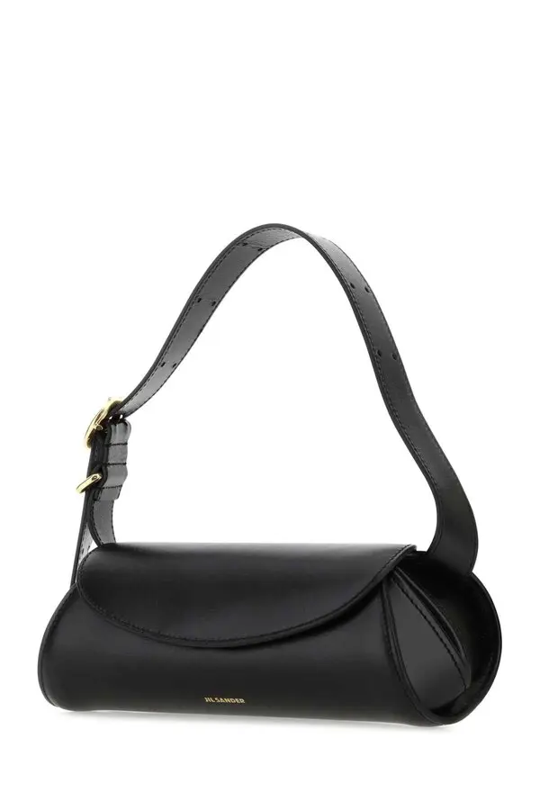 JIL SANDER Leather Small Cannolo Shoulder Bag