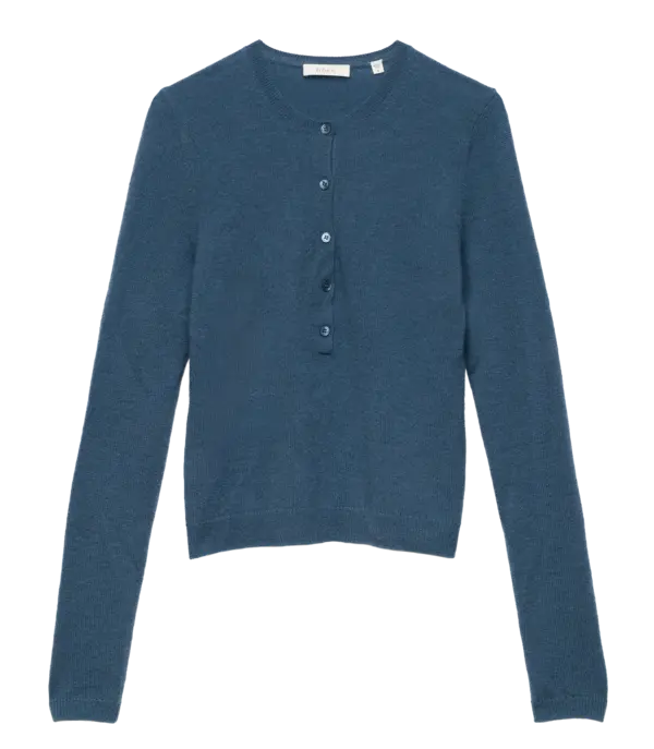 DÔEN Heath Cashmere Henley