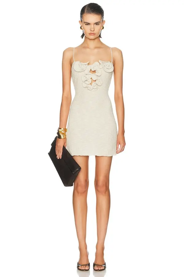 Magda Butrym Mini Dress - Beige