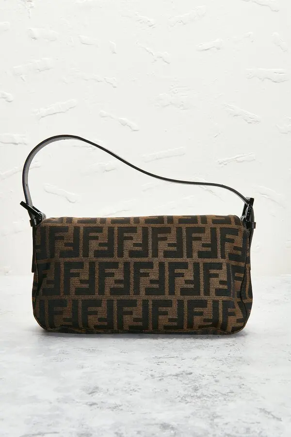 Fendi Zucca Baguette Shoulder Bag