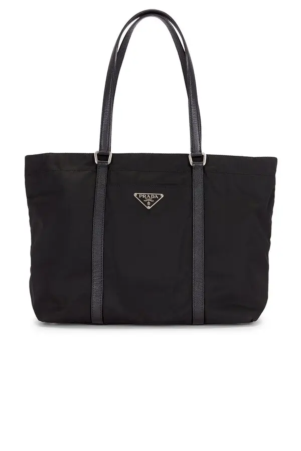 Prada Tessuto Tote Bag - Black