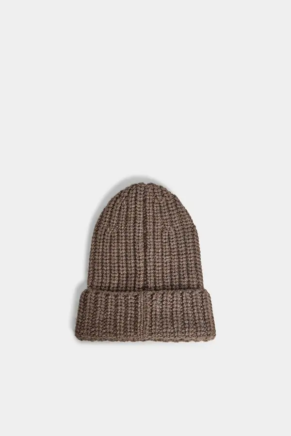 Dsquared2 Après Ski Knit Beanie - Brown