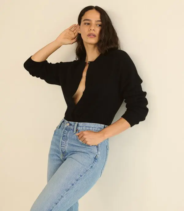 DÔEN Peroline Cashmere Cardigan