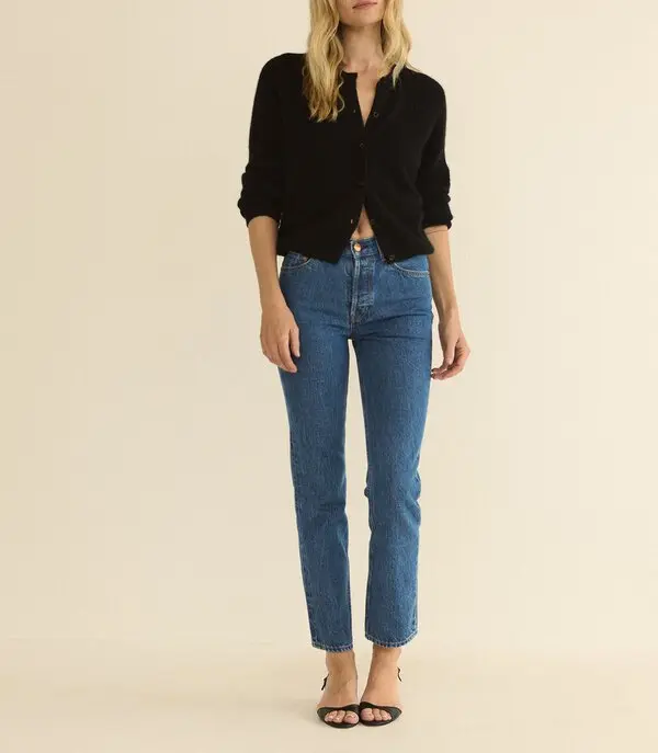 DÔEN Peroline Cashmere Cardigan - Black