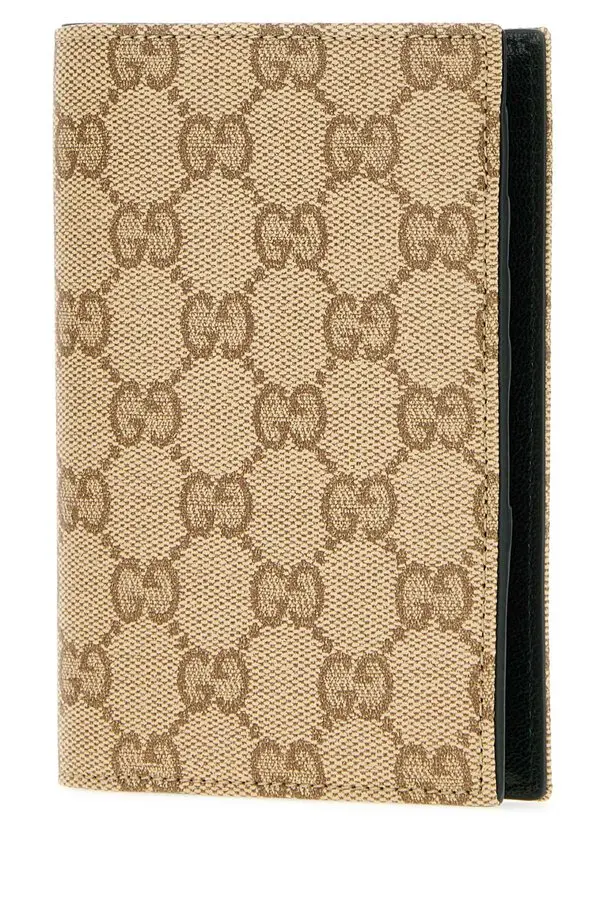 Gucci Gg Canvas Essence Classic Passport Holder