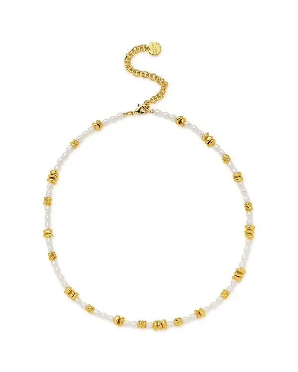 AMBER SCEATS Valuka Necklace - Gold