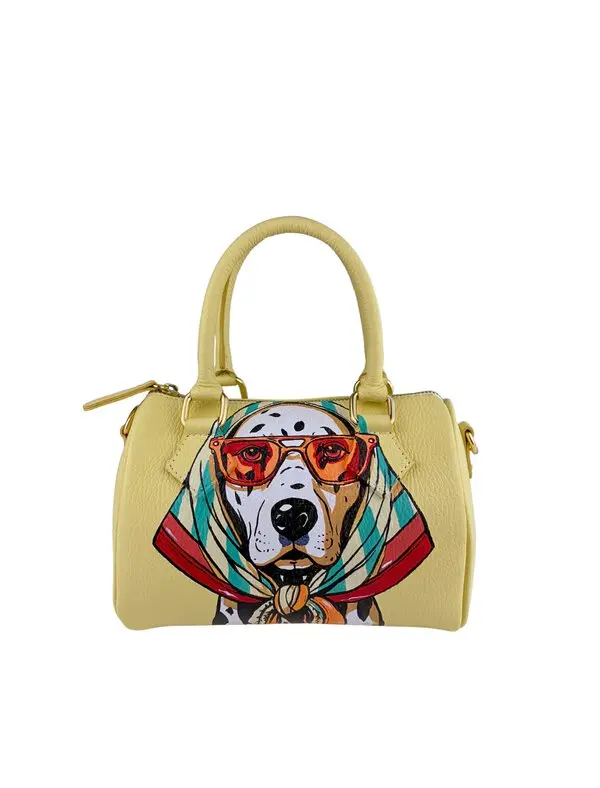 MAISON RUBAIYAT Arlyn Hand-painted Leather Bag Dogue