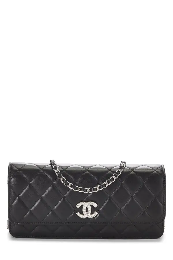 Chanel Lambskin 'cc' Crossbody Bag - Black