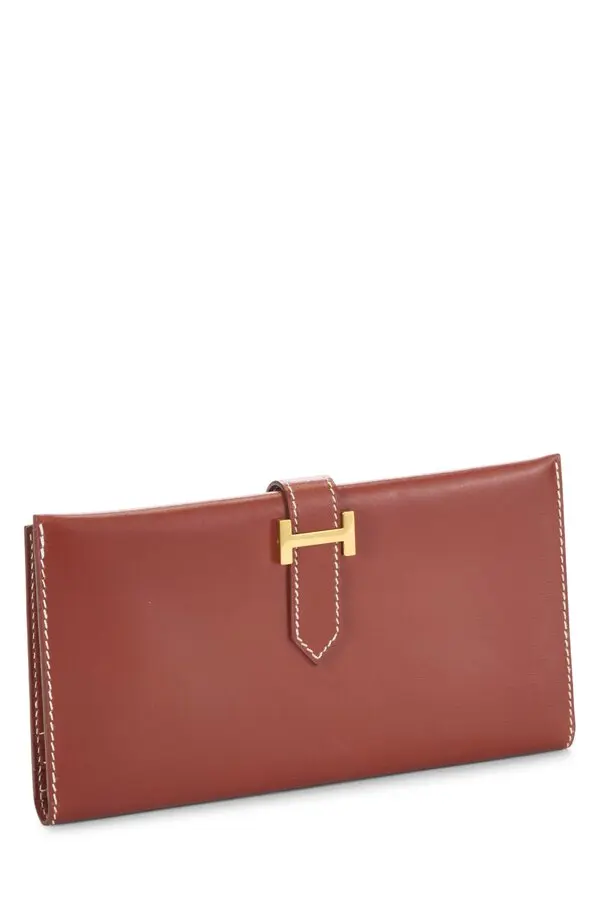 Hermès Brique Box Bearn Wallet