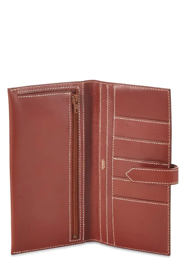 Hermès Brique Box Bearn Wallet