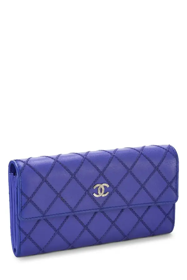 Chanel Lambskin Long Flap Wallet