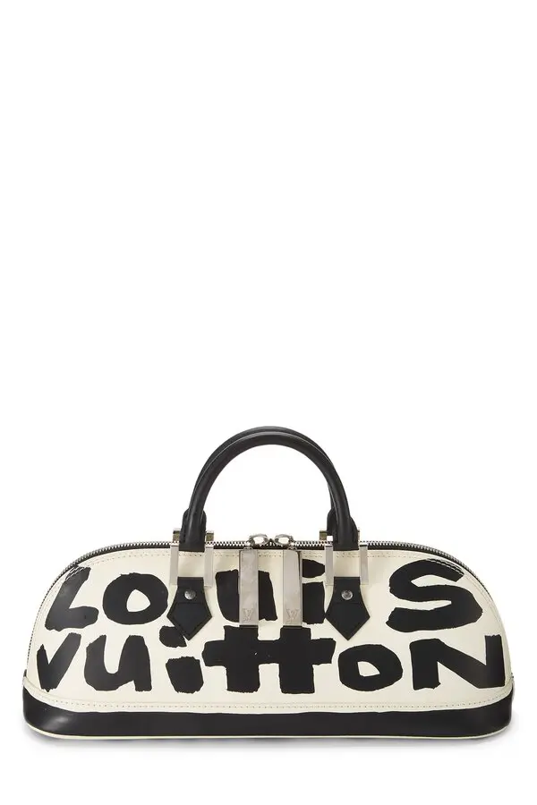 LOUIS VUITTON Stephen Sprouse X Glazed Leather Graffiti Alma Horizontal
