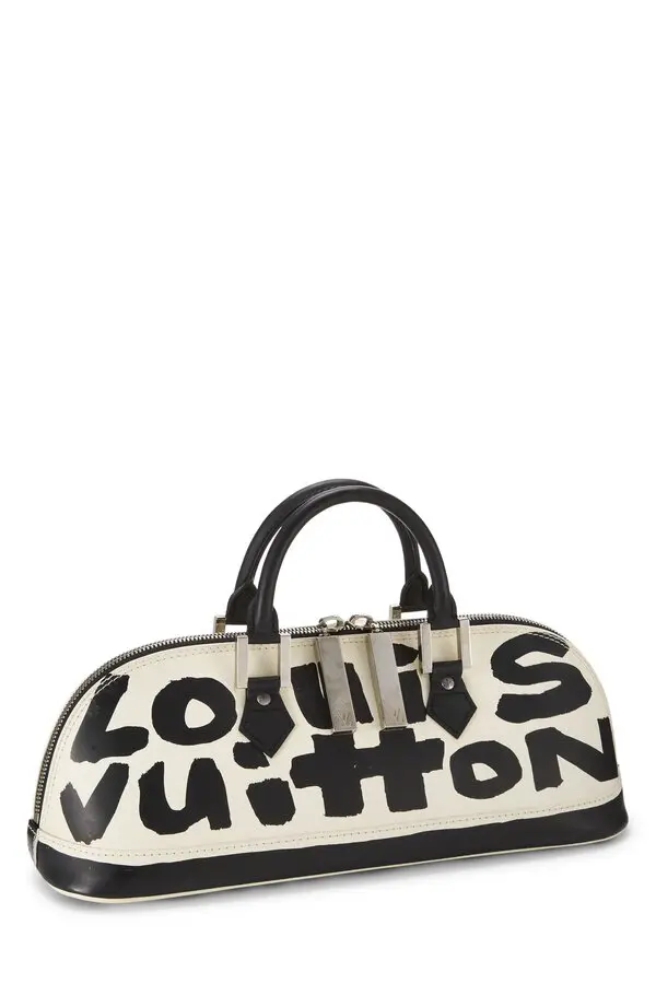 LOUIS VUITTON Stephen Sprouse X Glazed Leather Graffiti Alma Horizontal