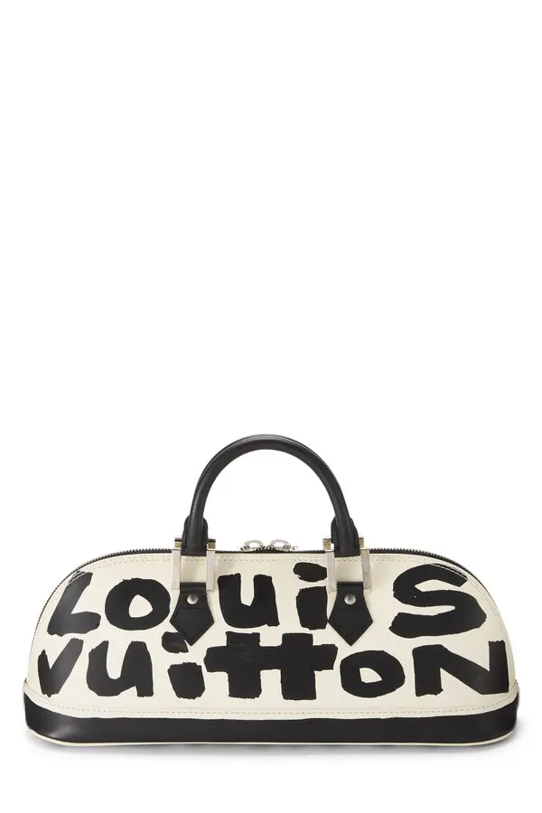 LOUIS VUITTON Stephen Sprouse X Glazed Leather Graffiti Alma Horizontal