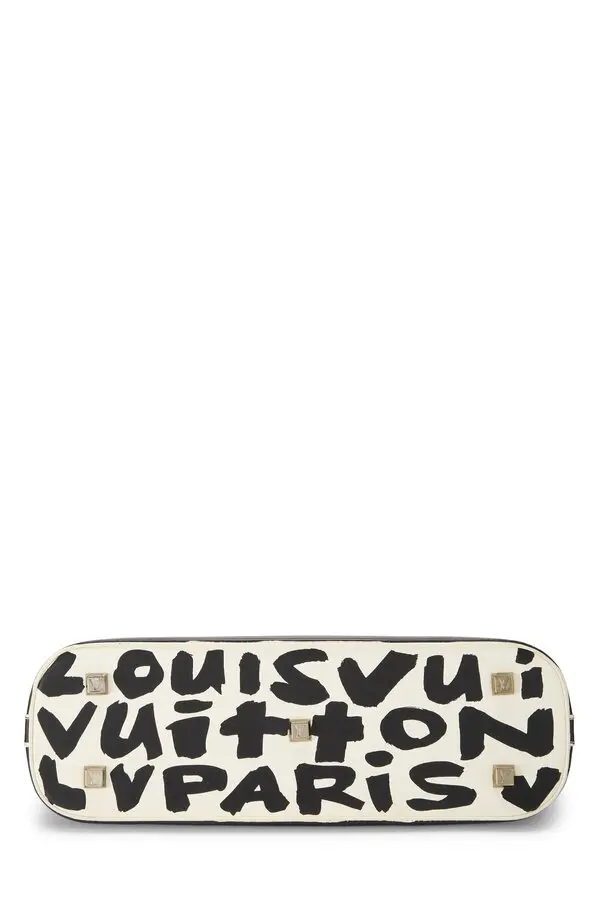 LOUIS VUITTON Stephen Sprouse X Glazed Leather Graffiti Alma Horizontal