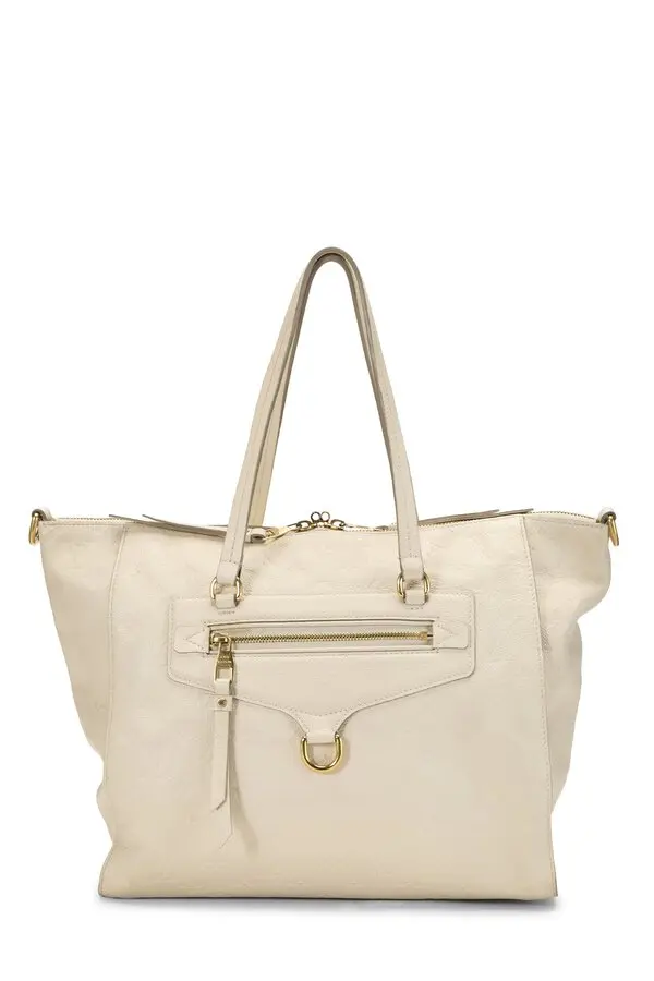 LOUIS VUITTON Monogram Empreinte Lumineuse Tote - Cream