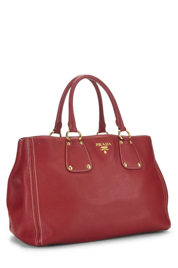 Prada Vitello Daino Convertible Tote
