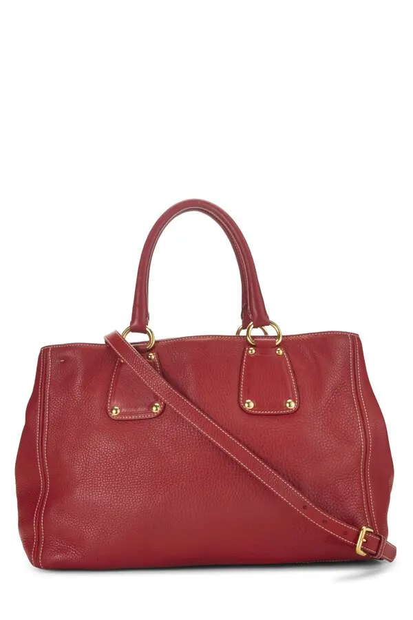 Prada Vitello Daino Convertible Tote
