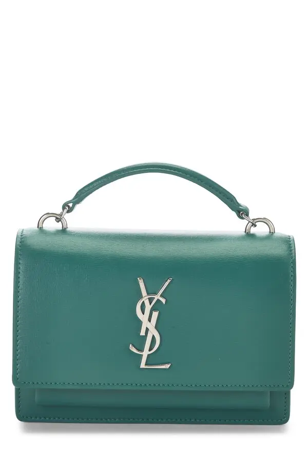 Saint Laurent Calfskin Sunset Wallet On Chain