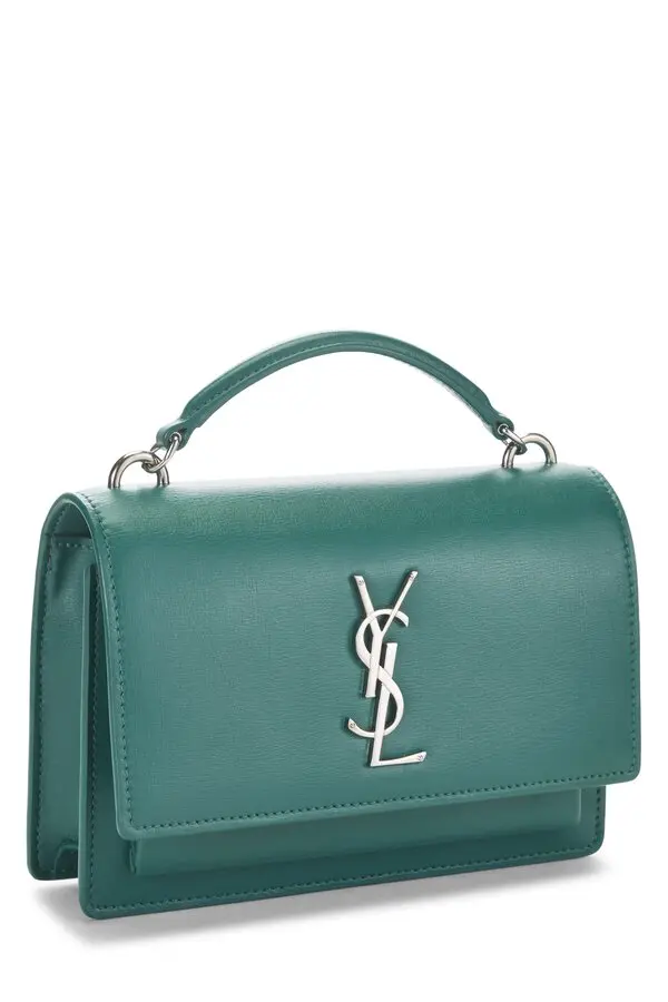 Saint Laurent Calfskin Sunset Wallet On Chain
