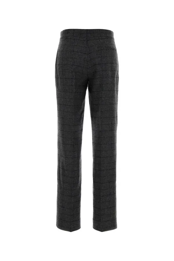 Moschino Embroidered Wool Pant