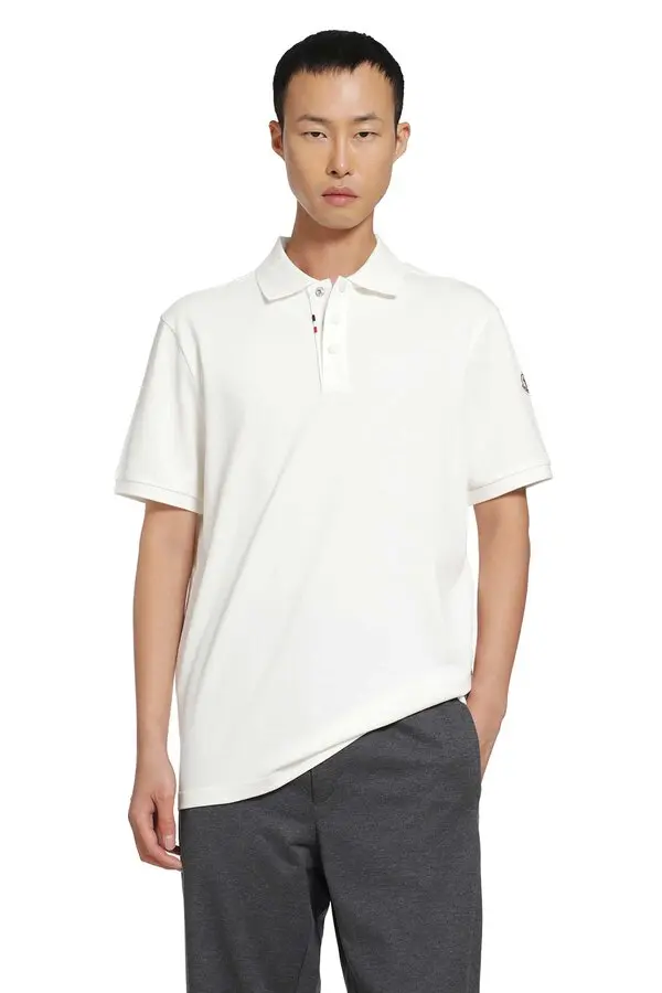 Moncler Cotton Piquet Polo Shirt