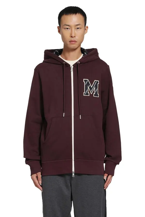 Moncler Monogram Zip-up Hoodie